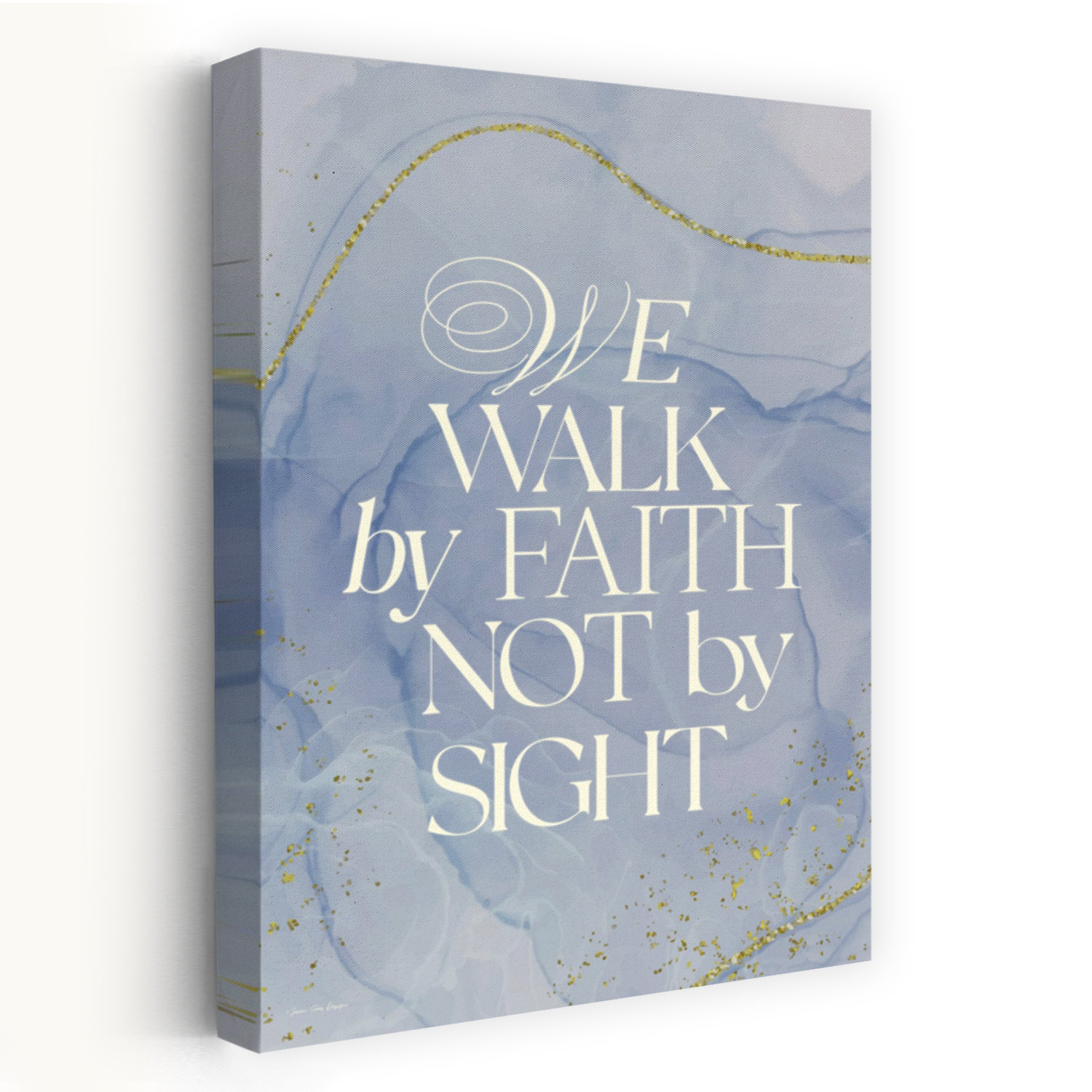 Mercer41 Walk By Faith - Contemporary Faith Quote Religious Text ...