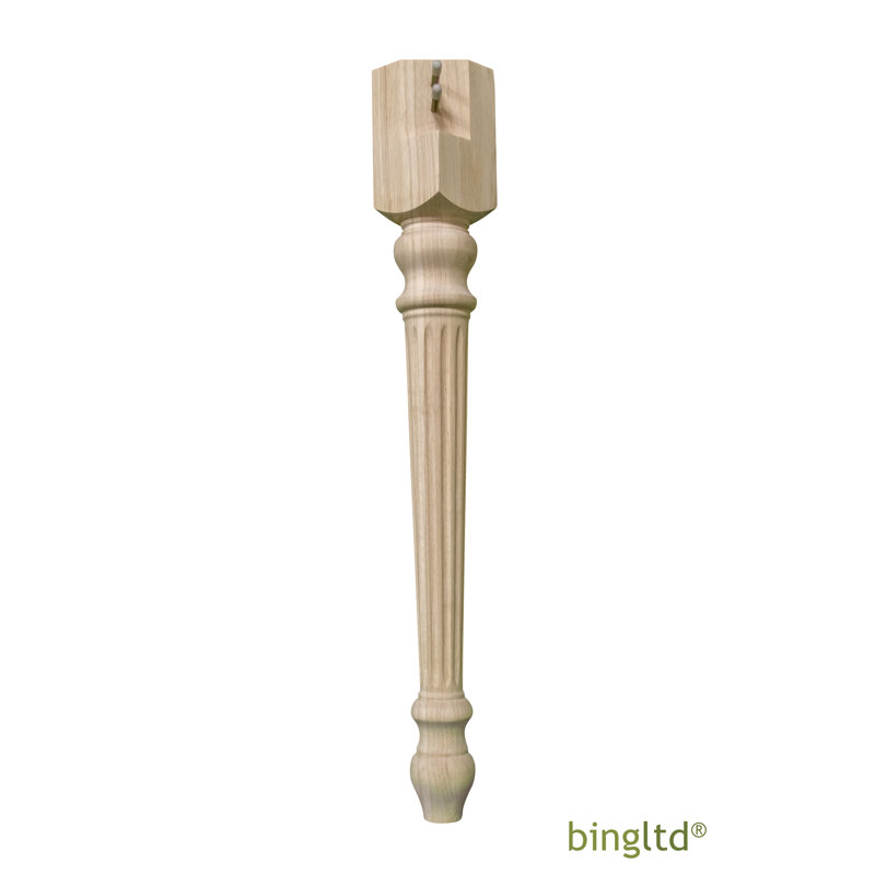 bingltd Rubberwood Dining Table Leg | Wayfair