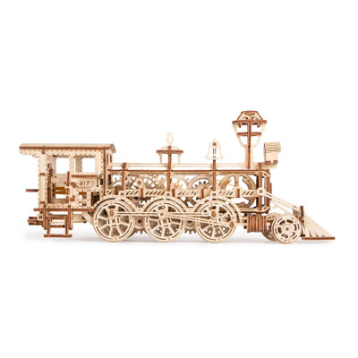 Wood Trick Locomotive R17 Wooden 3D Mechanical Model Kit Puzzle | Wayfair