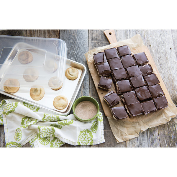 Nordic Ware Natural Commercial 3 Piece Bakers Set with Lid & Reviews ...