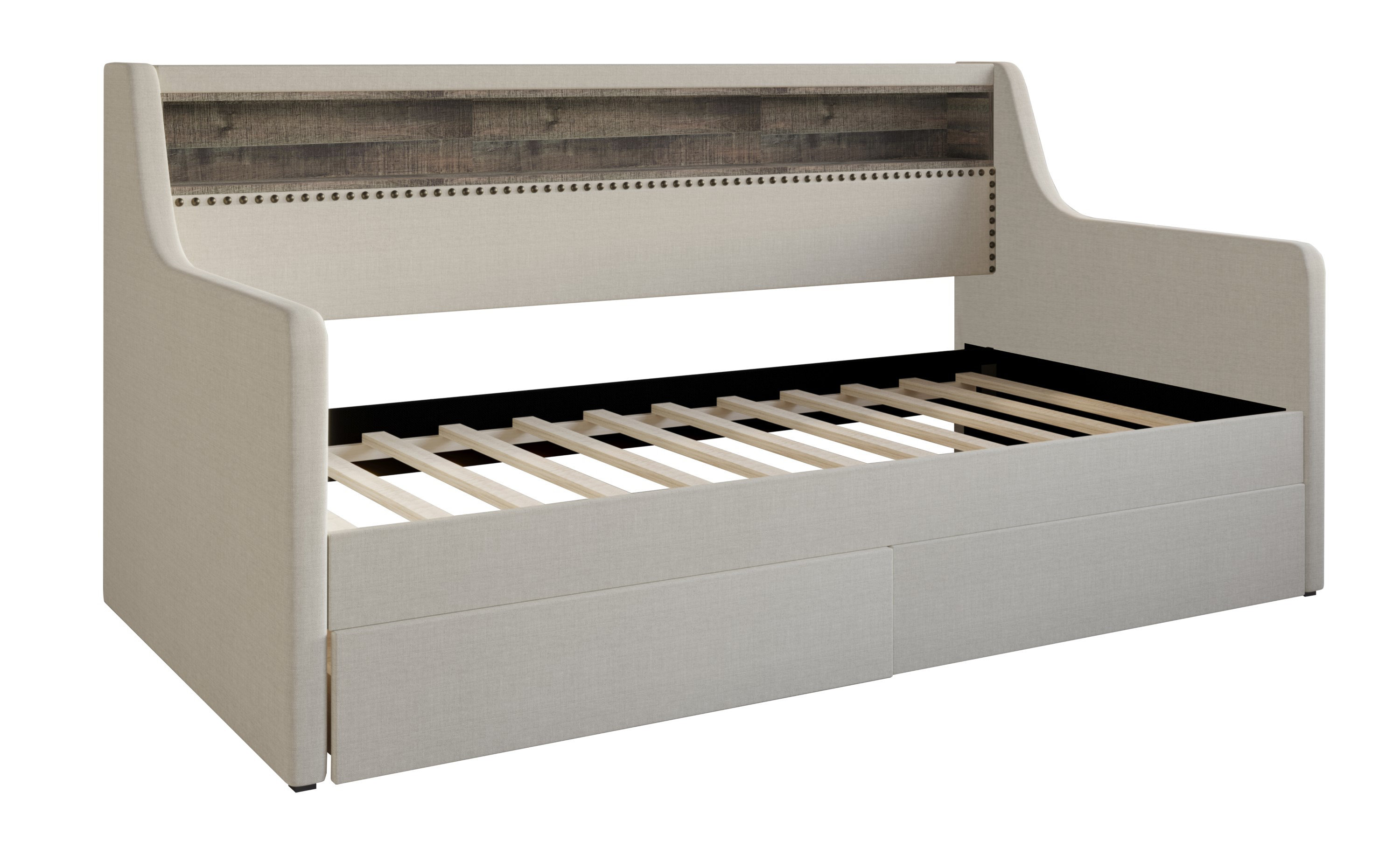 Wade Logan® Amylah Upholstered Daybed & Reviews | Wayfair