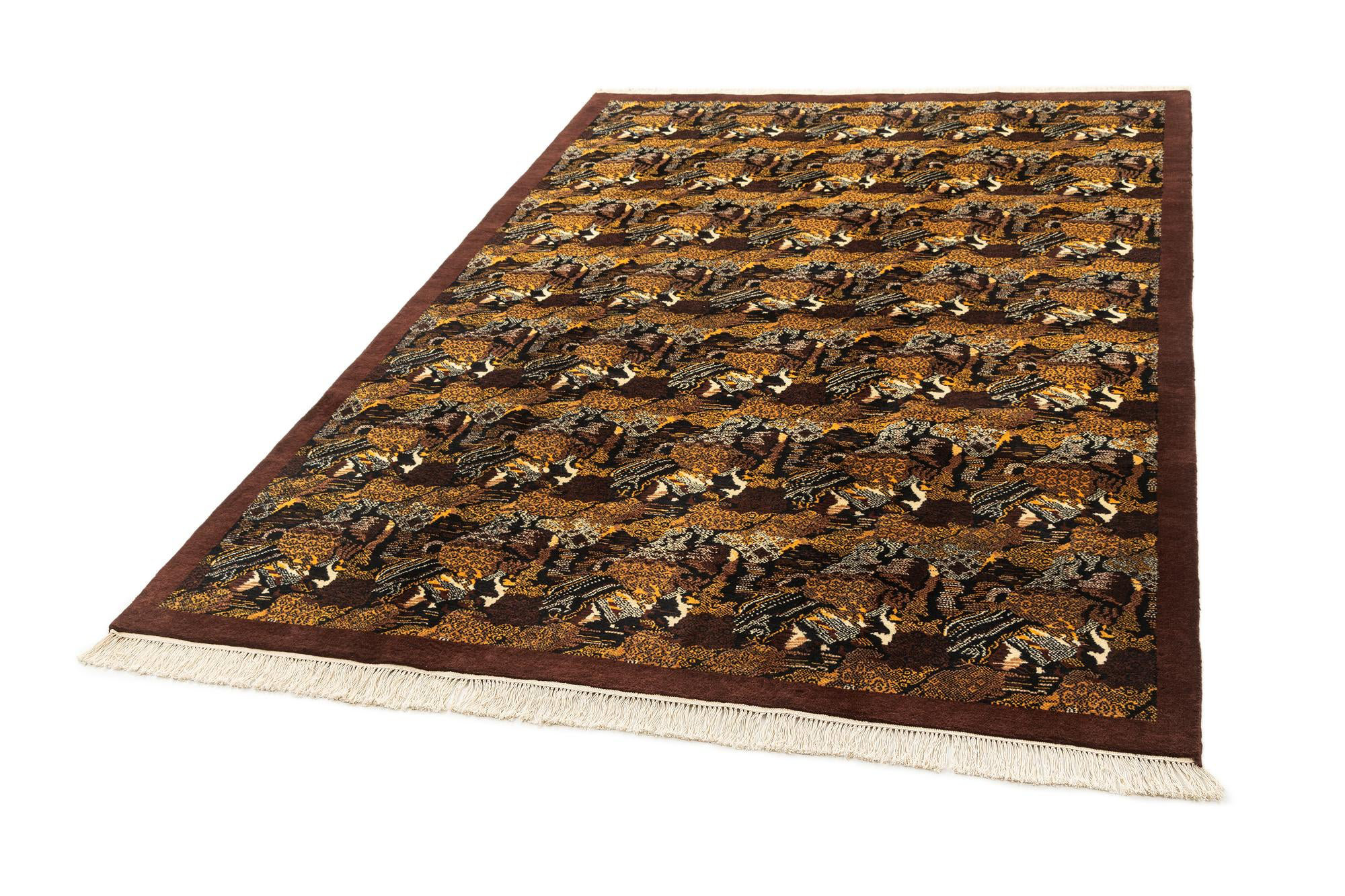 Isabelline Jacoby Brown Rug | Wayfair