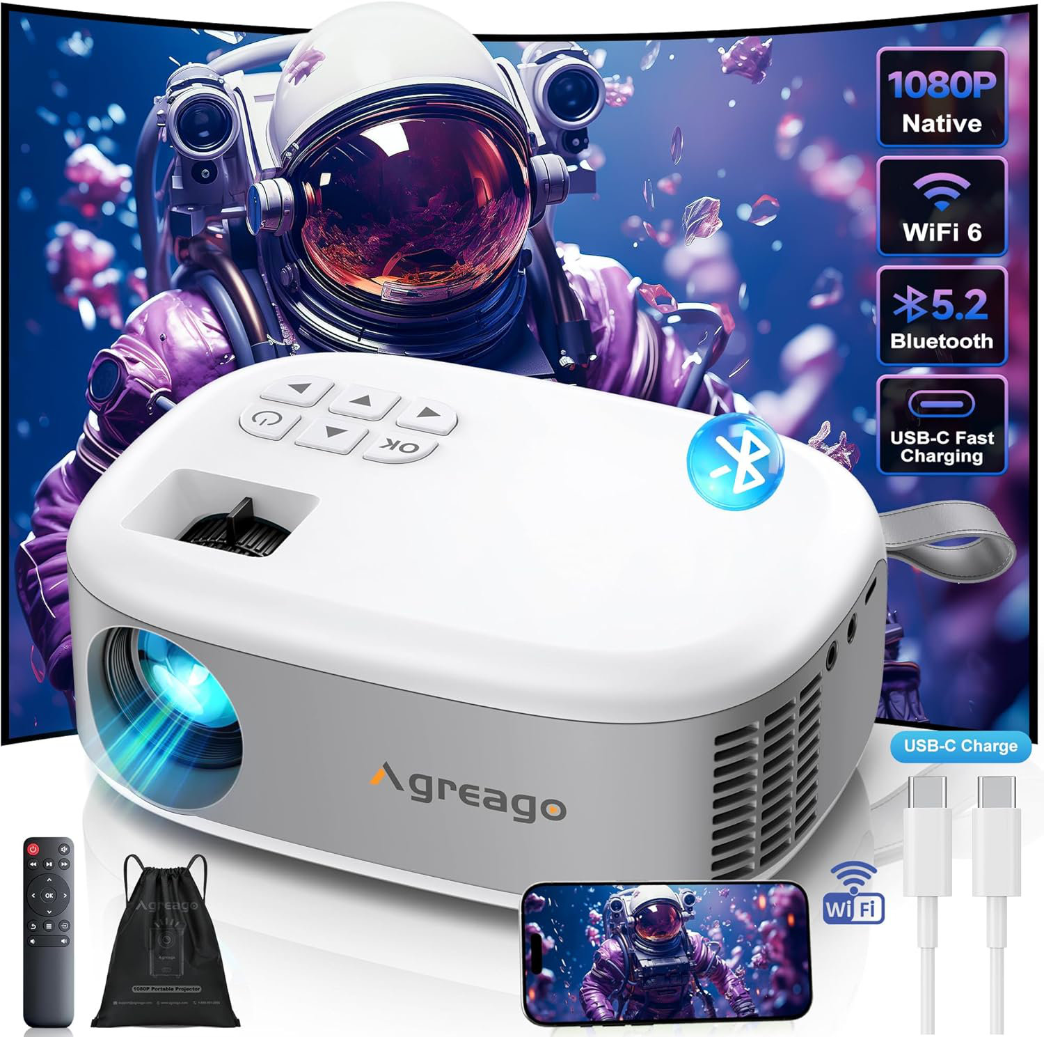 iphone projector bluetooth