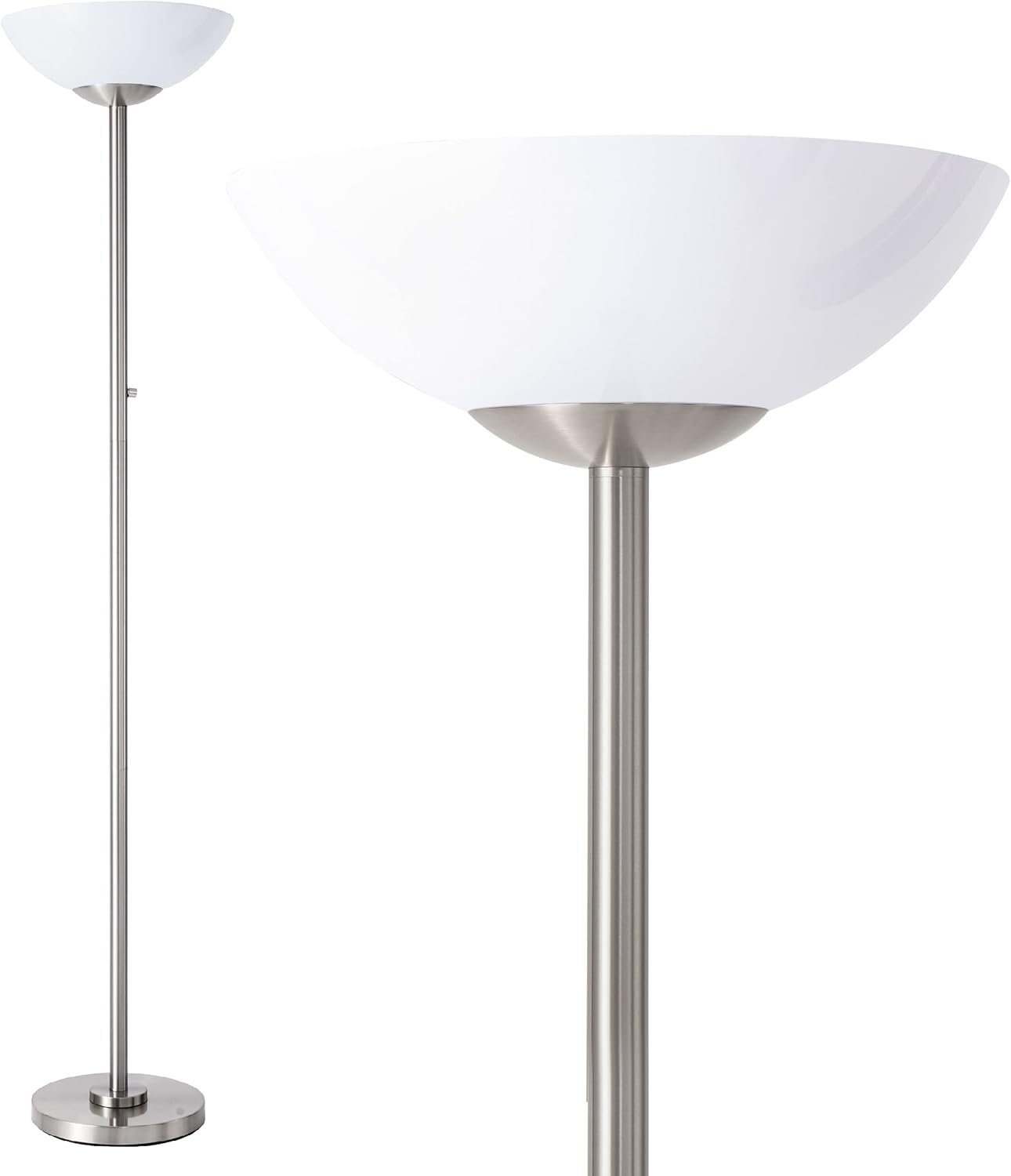 Everly Quinn Super Bright LED Floor Lamp 8000 Lumens Dimmable 3000K ...
