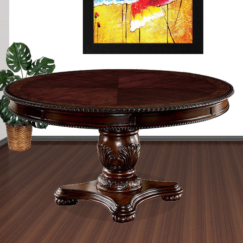 Astoria Grand Burcott Extendable Walnut Solid Wood Dining Table ...