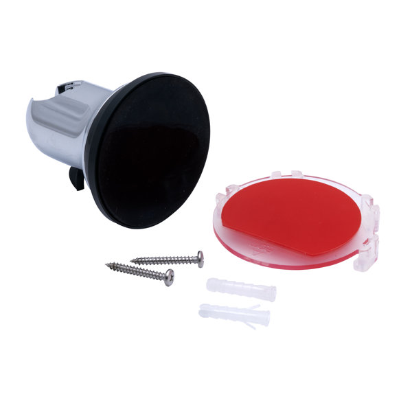 Keeney Plastic Wall Suction Style Bracket Shower Head Holder, Polished ...