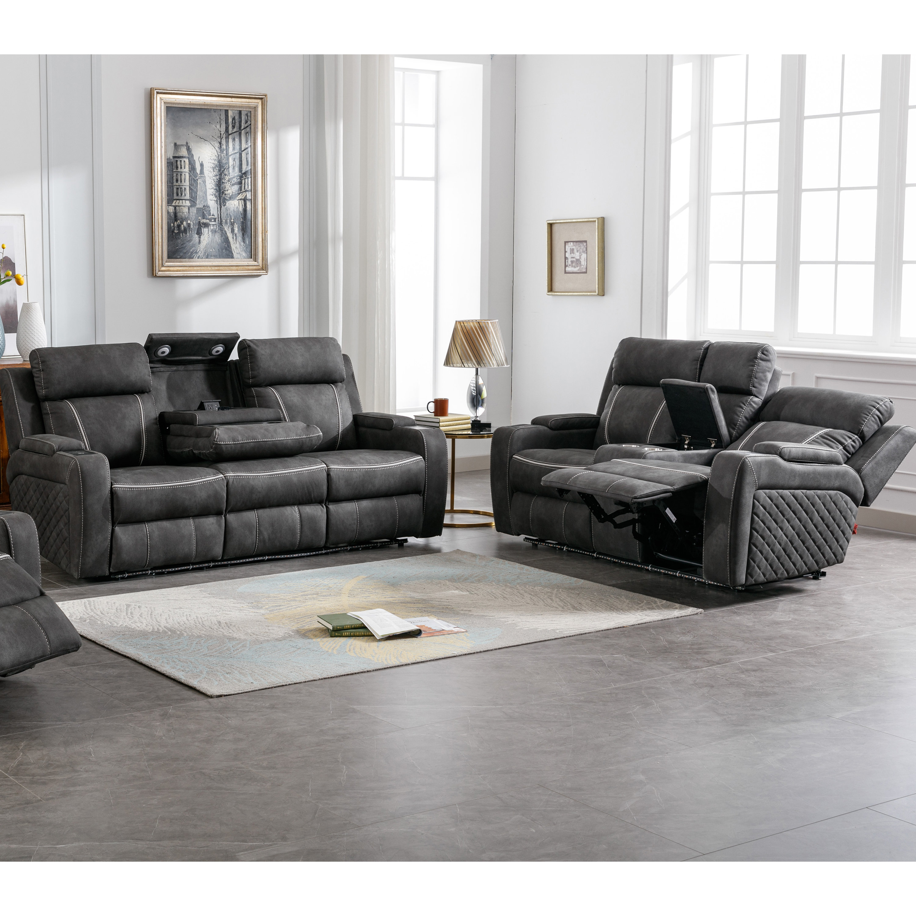 Hokku Designs Caylib 2 - Piece Reclining Living Room Set | Wayfair