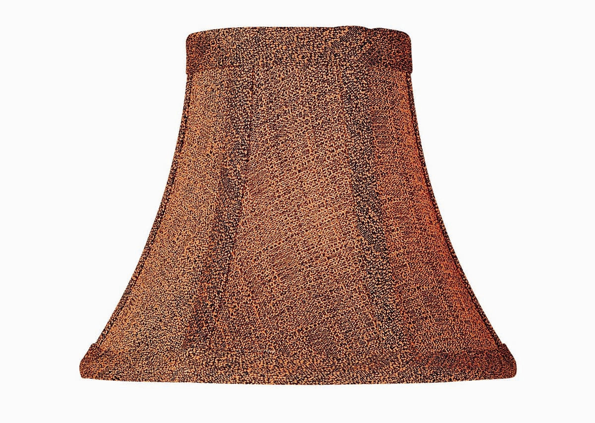 Winston Porter 5" H Fabric Bell Candelabra Shade ( Clip On ) in Brown ...