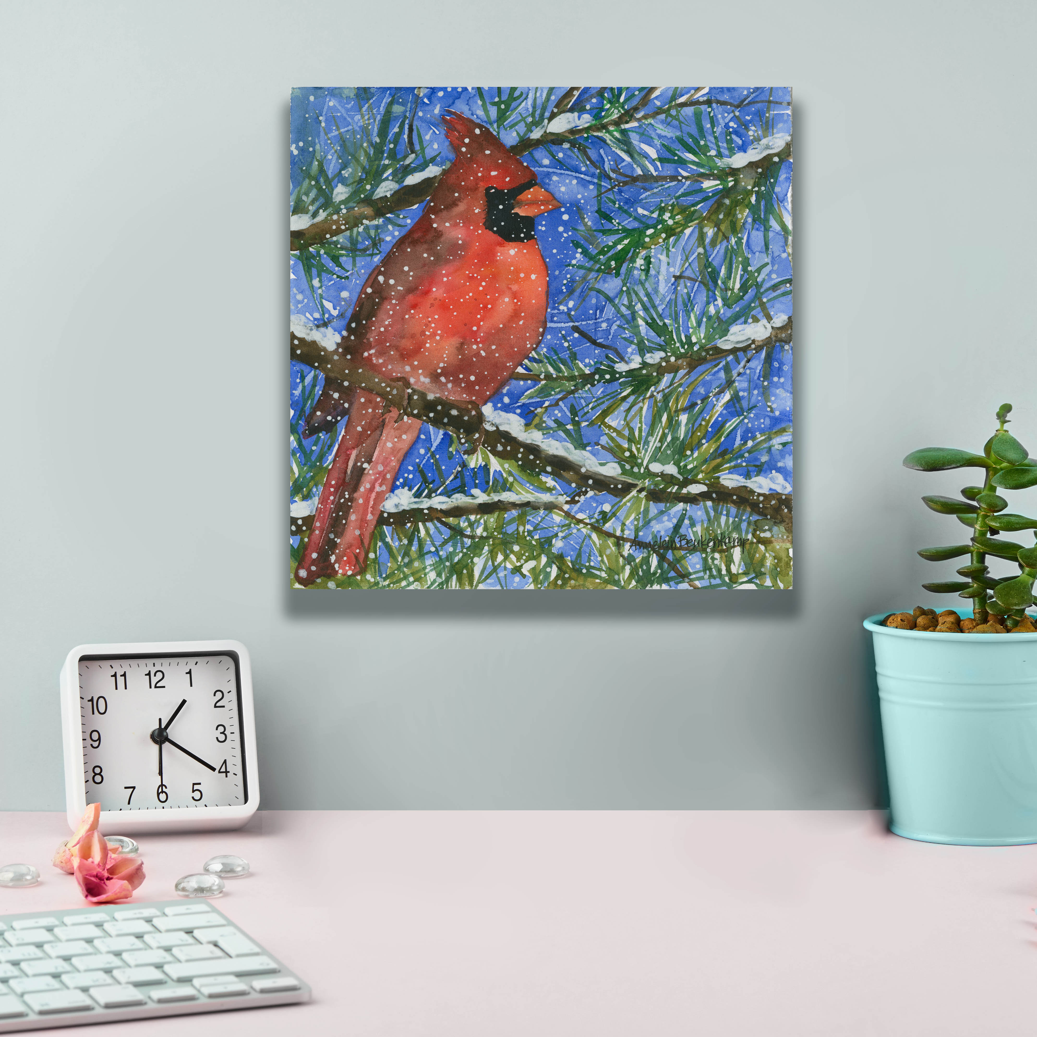 Winston Porter 'Bright Among Greens' by Annelein Beukenkamp Canvas Wall ...