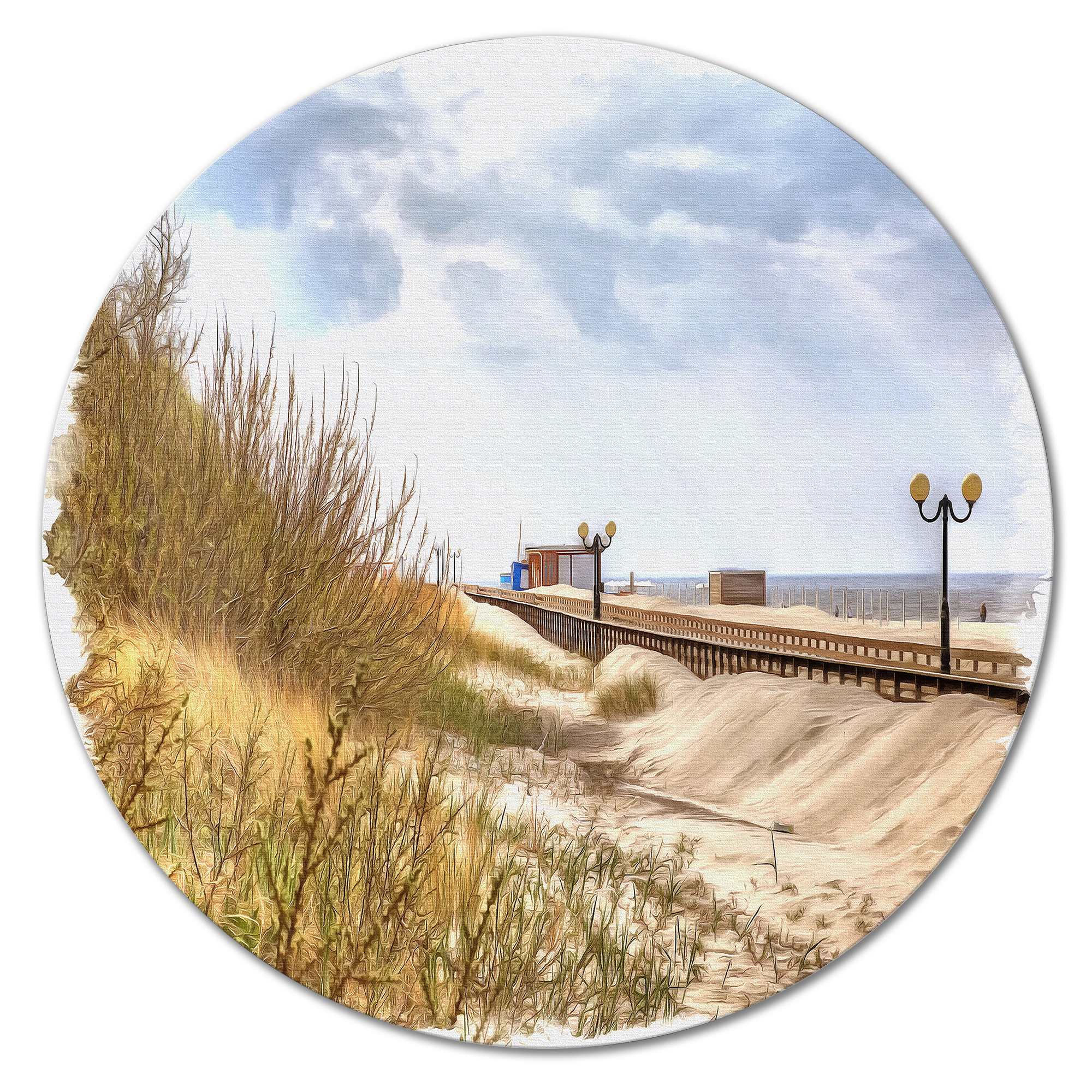 East Urban Home Wooden Promenade Along The Baltic Sea Coast ...