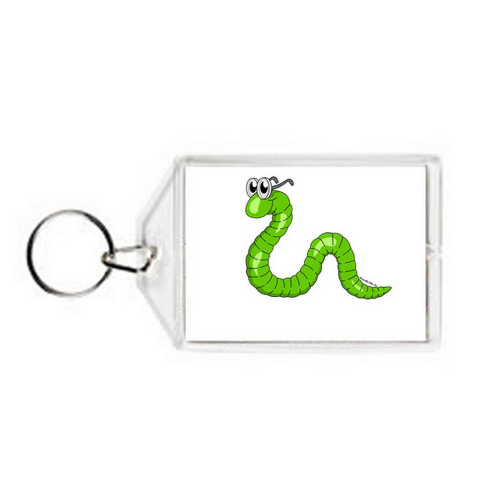 Printed Perfection Personalized Bookworm - Acrylic Key Chain | Wayfair