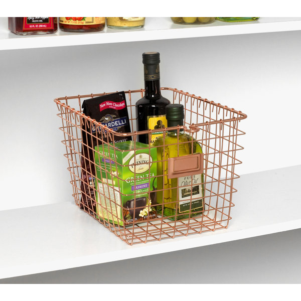 Dotted Line™ Albie Metal General Basket & Reviews | Wayfair