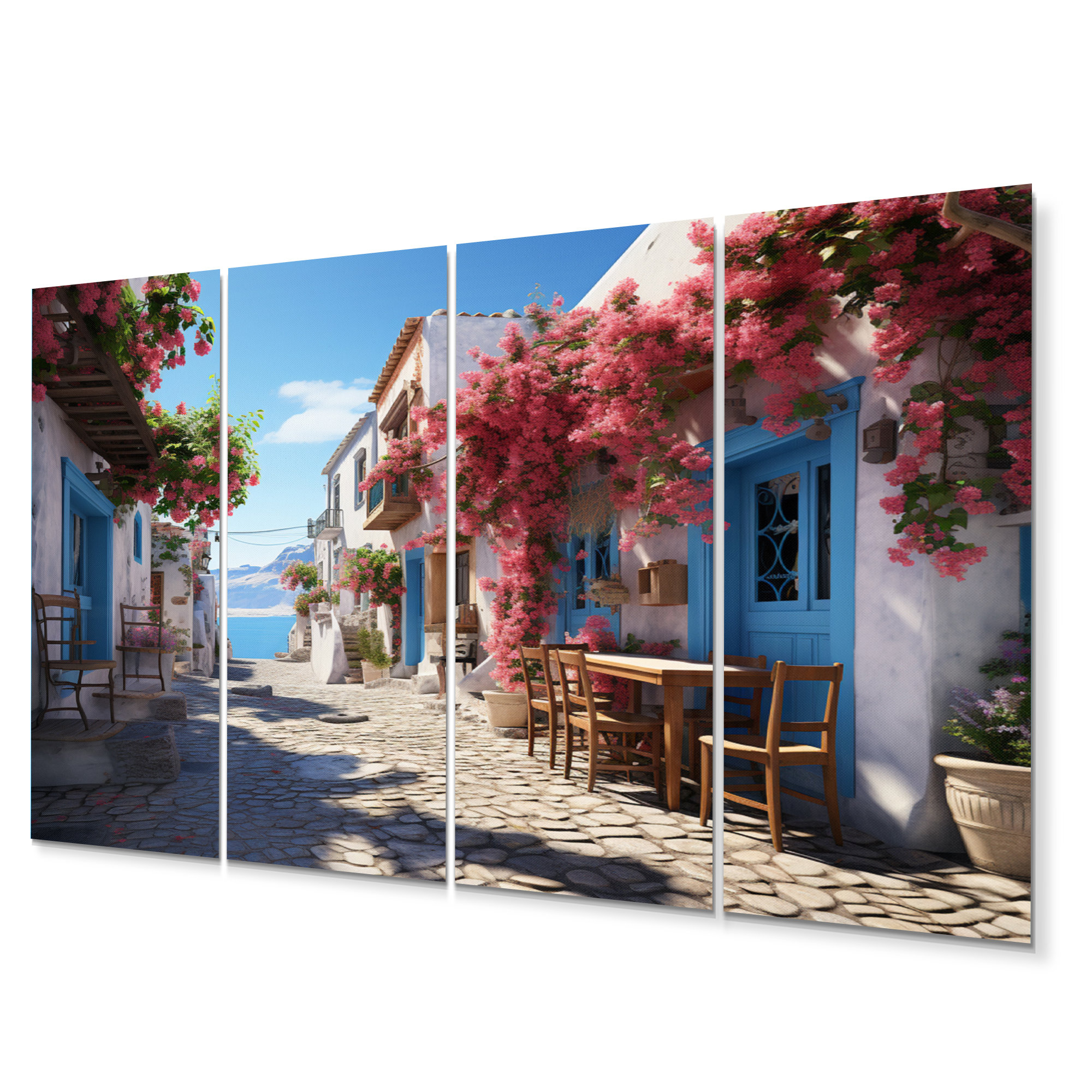 Design Art Greece Greek Island Rhapsody - Landscapes Metal Wall Decor ...