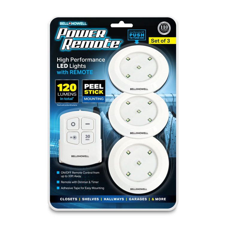 Bell & Howell Remote Battery Powered Deck Light Pack - Wayfair Canada