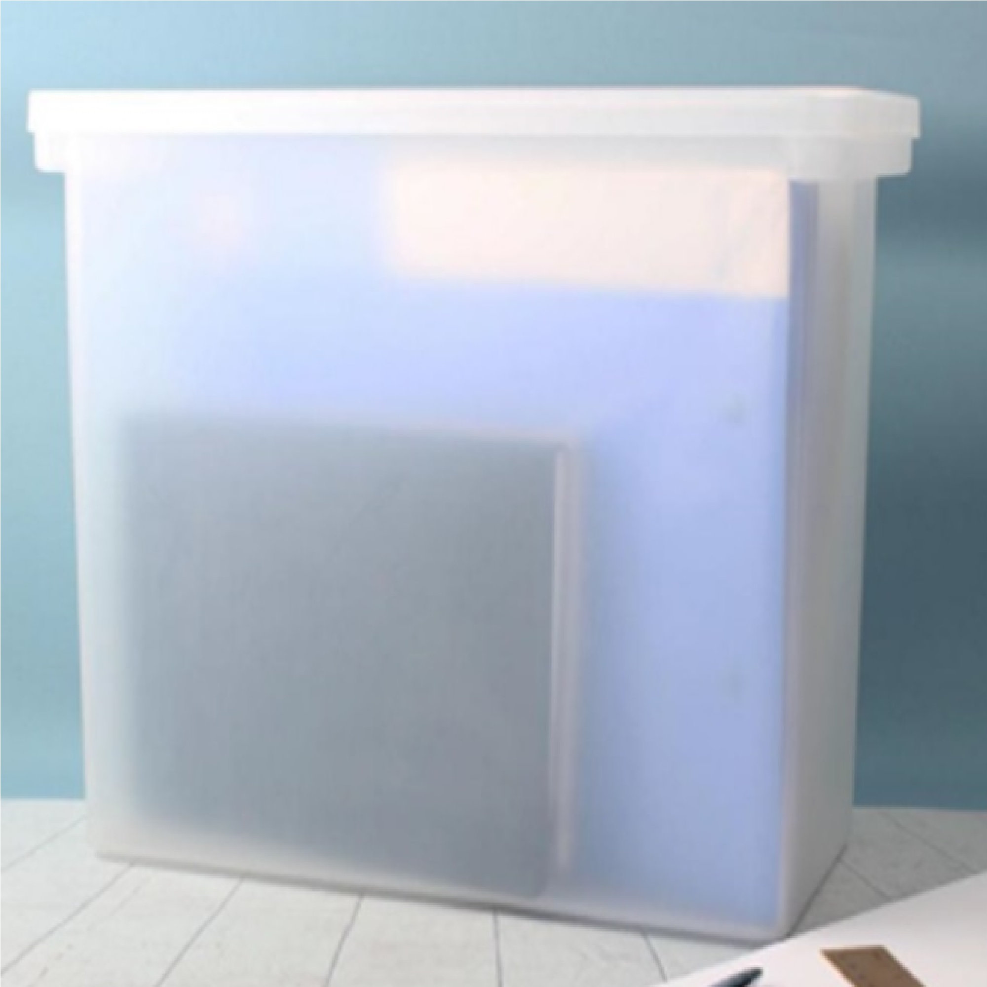 Inbox Zero Stationery File Box - Binder & Notebook Bin With Lid | Wayfair