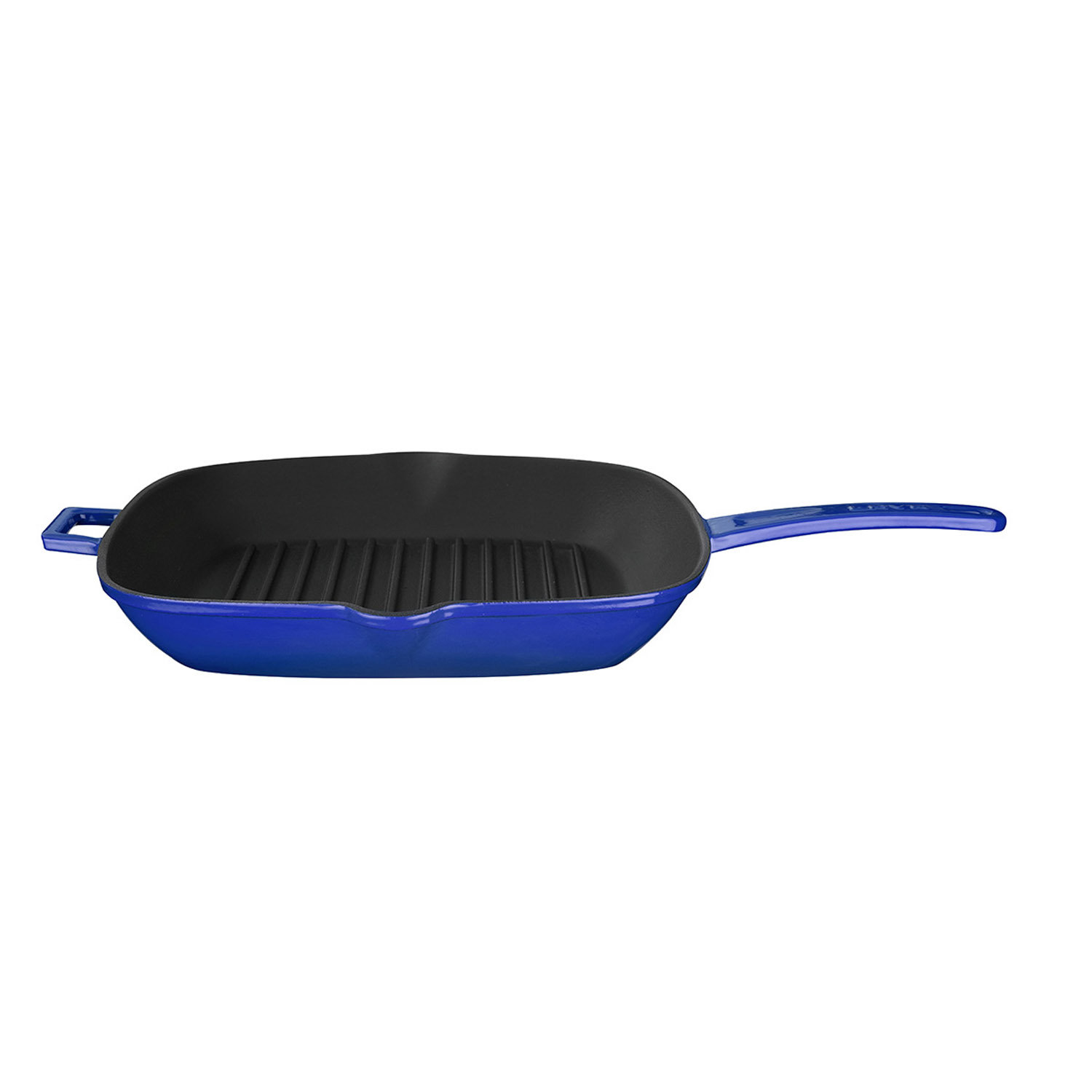 LAVA CAST IRON Lava Enameled Cast Iron Grill Pan 11 inch-Square with ...