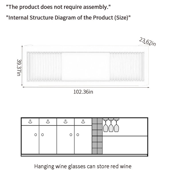 KPXU Bar Counter Large Front Desk Bar Service Counter | Wayfair