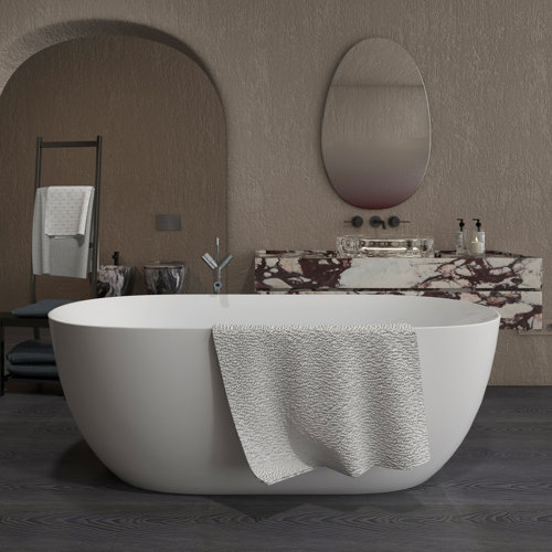 SOTUBX 51“ x27.5" Free Standing Tub Acrylic Freestanding Bathtub A25 ...