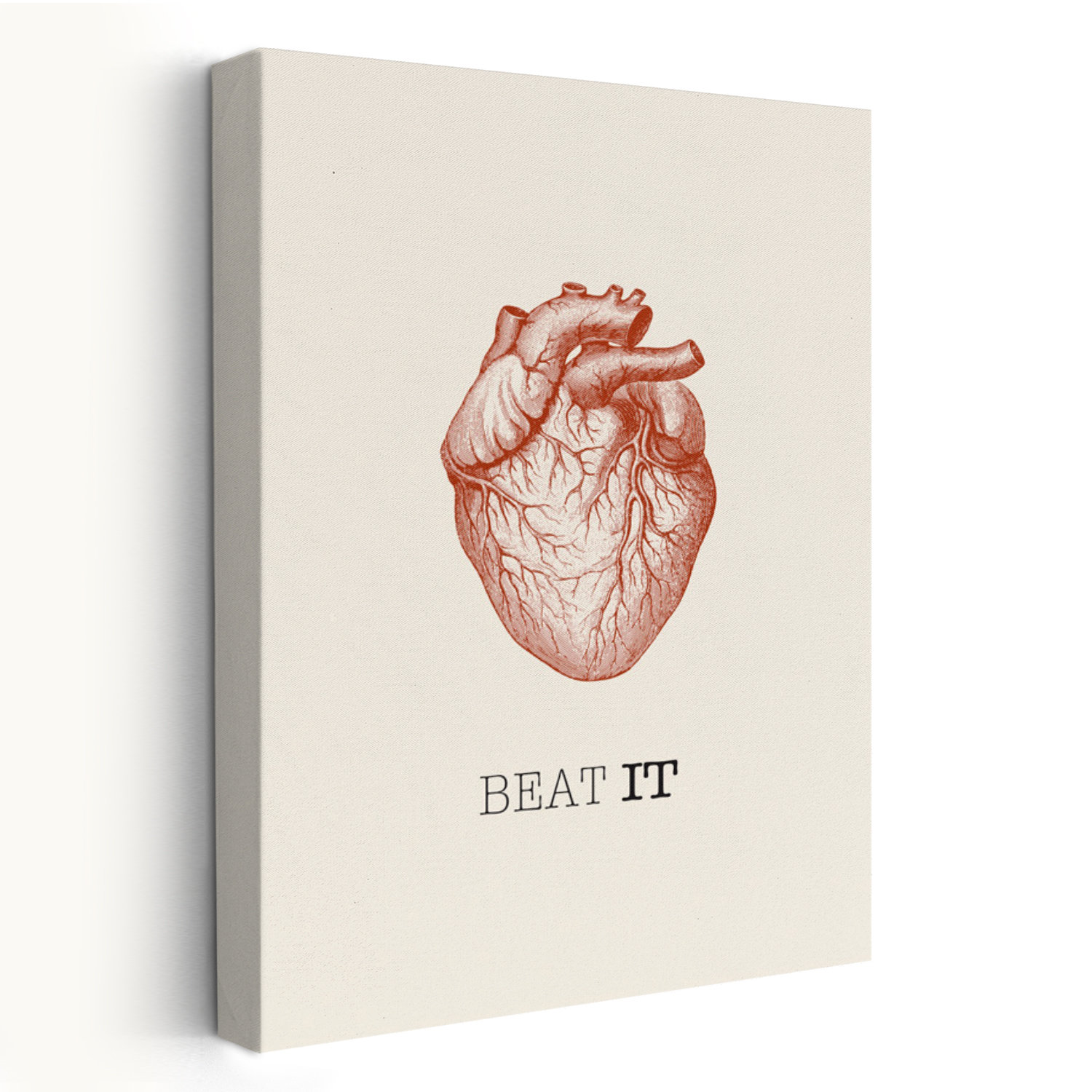 George Oliver Beat It - Novelty Design And Type Art - Wayfair Canada