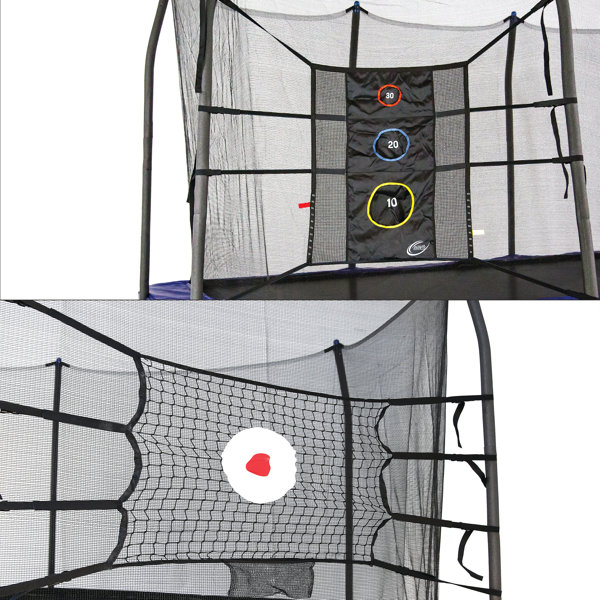Skywalker Trampolines Game Kit w Upper Bounce Back and Triple Toss ...