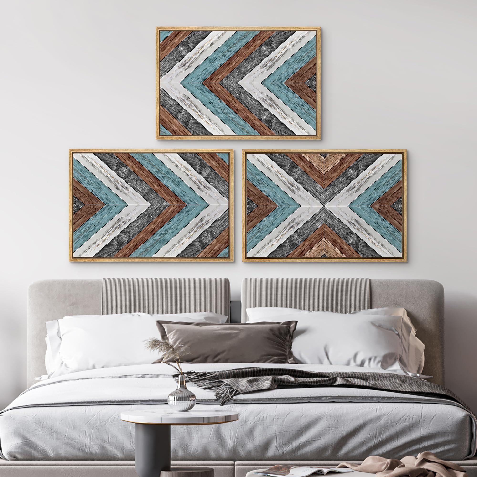 IDEA4WALL Geometric Western Shape " Western Decor Geometric Polygon ...