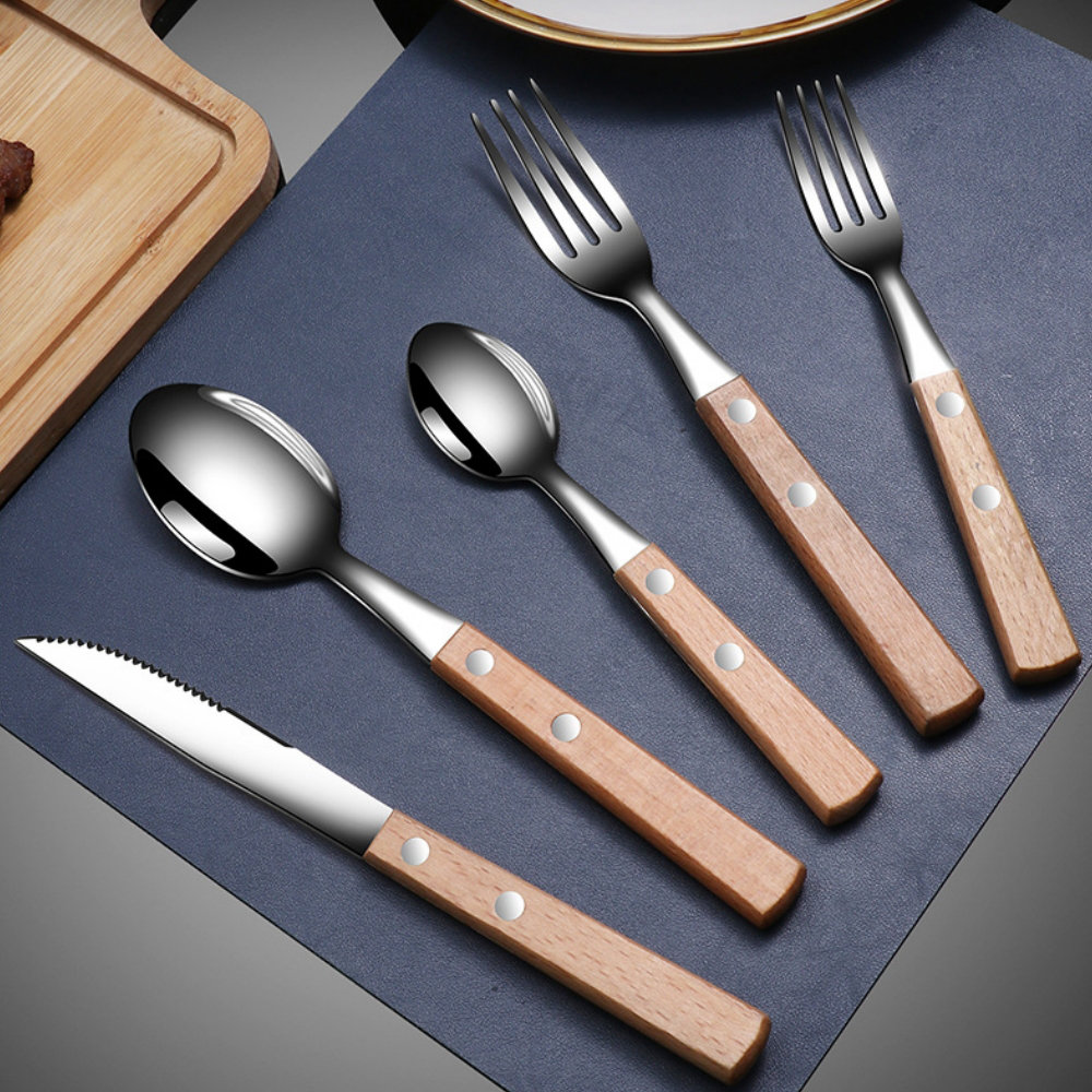 Latitude Run® Sahrish Stainless Steel Flatware Set - Service for 8 ...