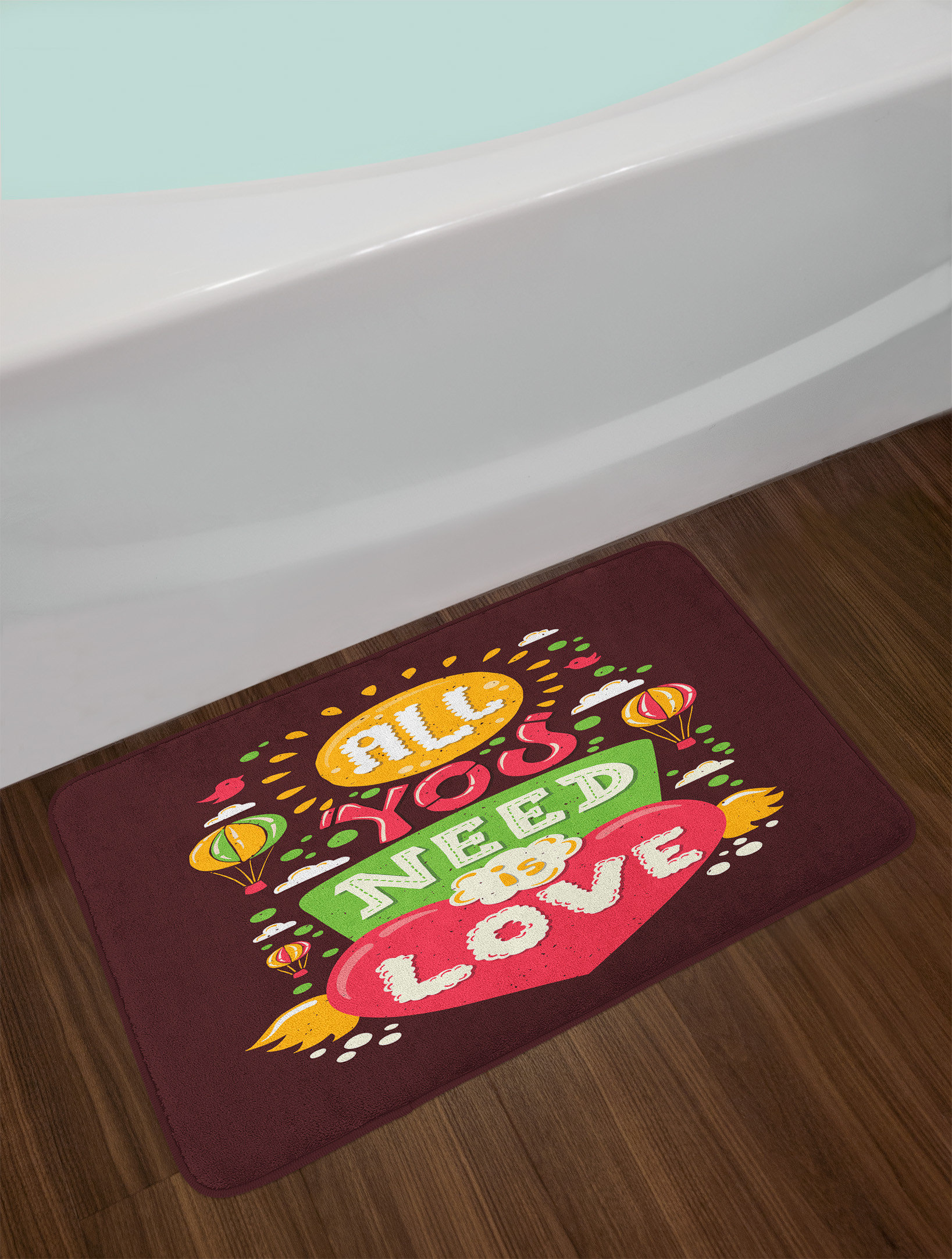 East Urban Home Tieron Bath Mat | Wayfair