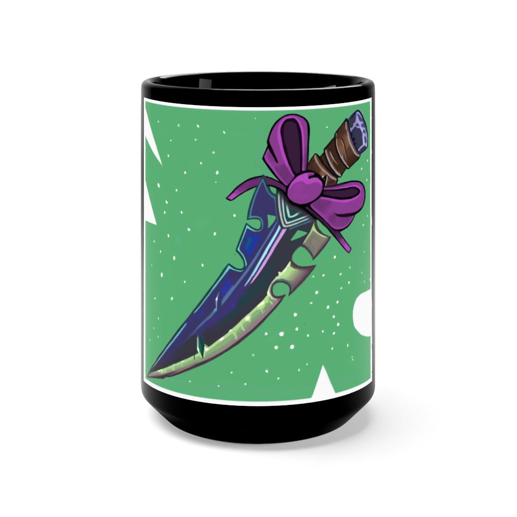 East Urban Home Pink Ribbon Dagger Black Mug 15Oz - Wayfair Canada