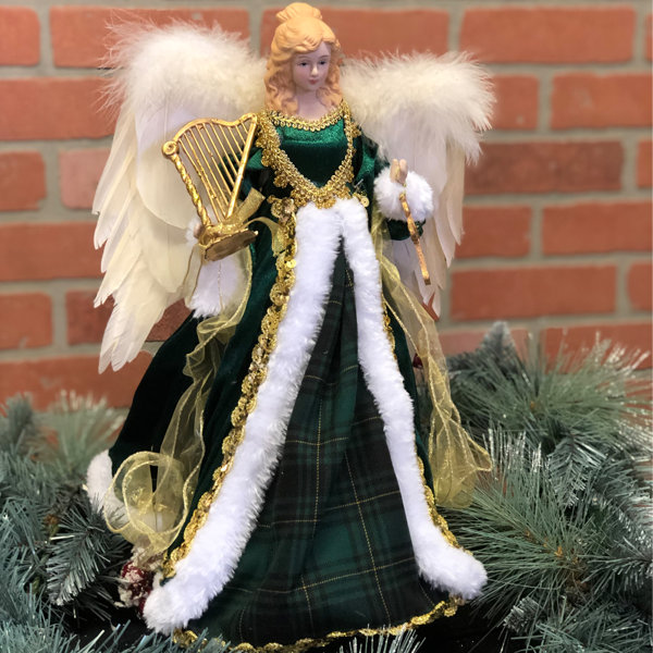 August Grove® Irish Angel Tree Topper & Reviews | Wayfair