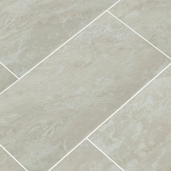 MSI Onyx Ivory 24" X 12" Porcelain Marble Look Tile - Wayfair Canada