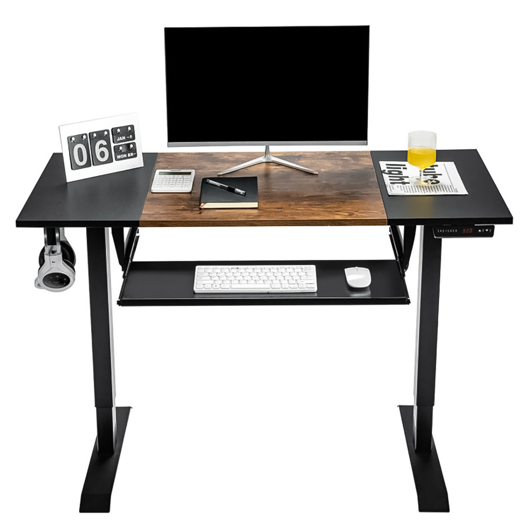 Inbox Zero Khaleeqa Height Adjustable Desk | Wayfair