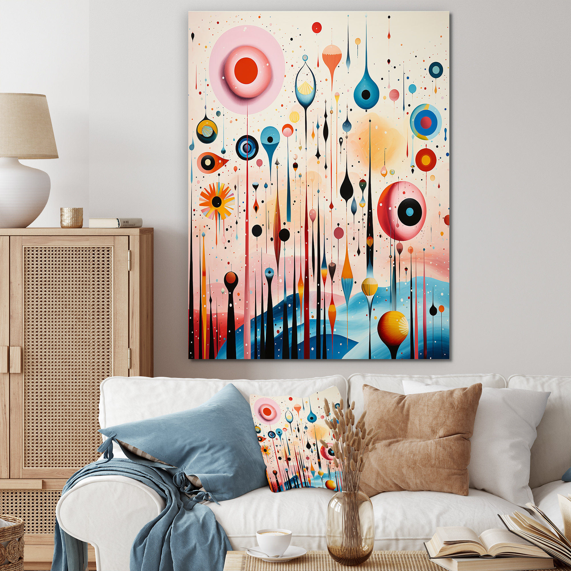 Wrought Studio Crystalline Consciousness Abstract Retro Art ...