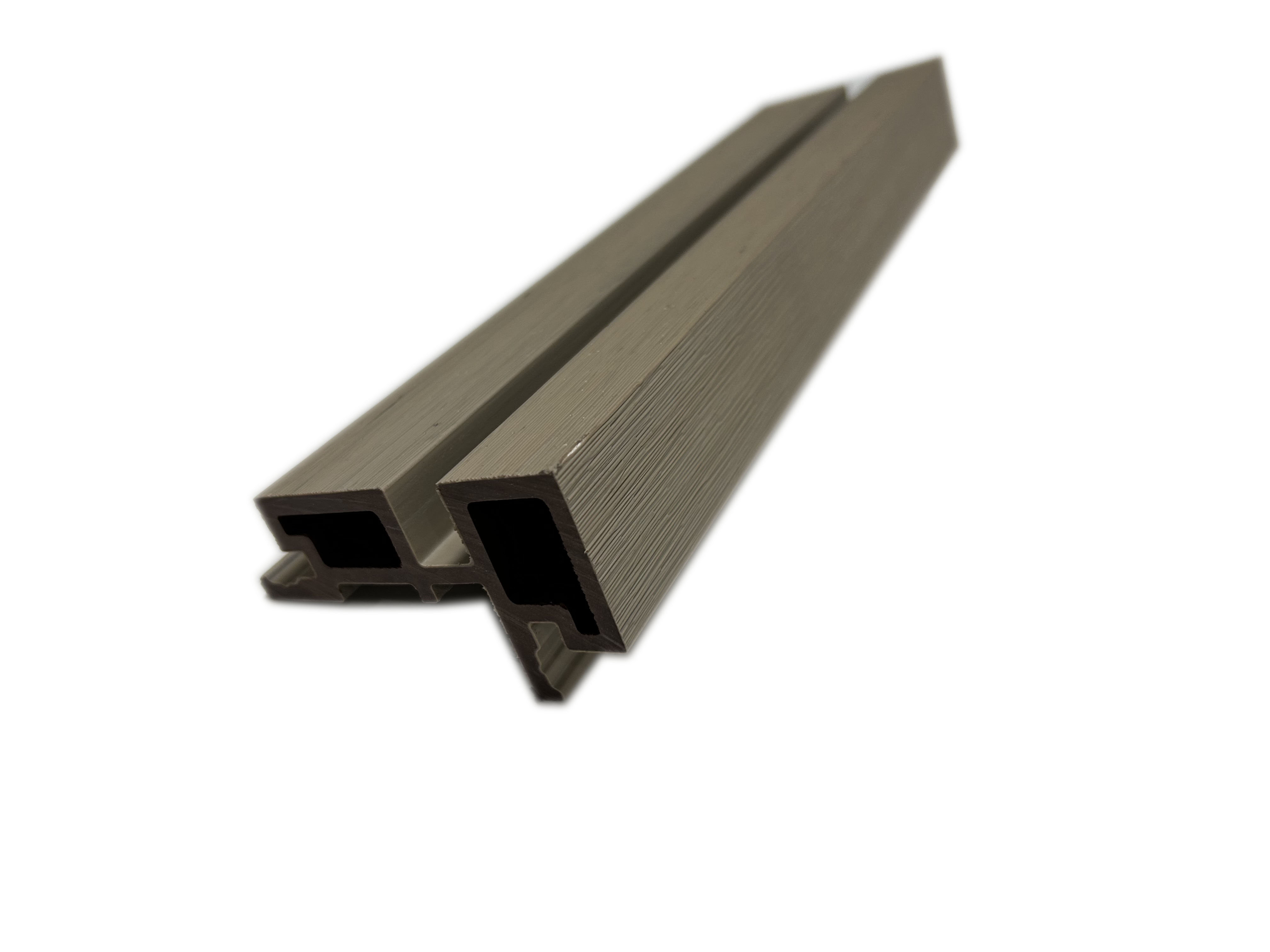 e-Joy 107" X 3.5" European Outdoor Grid Slat Wood Poly Composite Siding ...