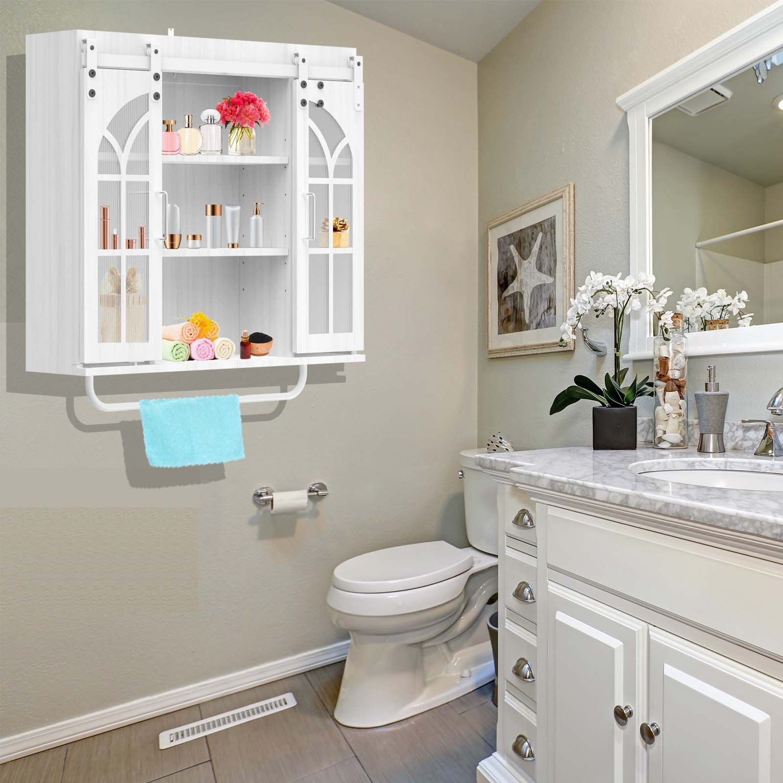 Latitude Run® Macauley Wall Mounted Required Standard Wall Cabinet ...