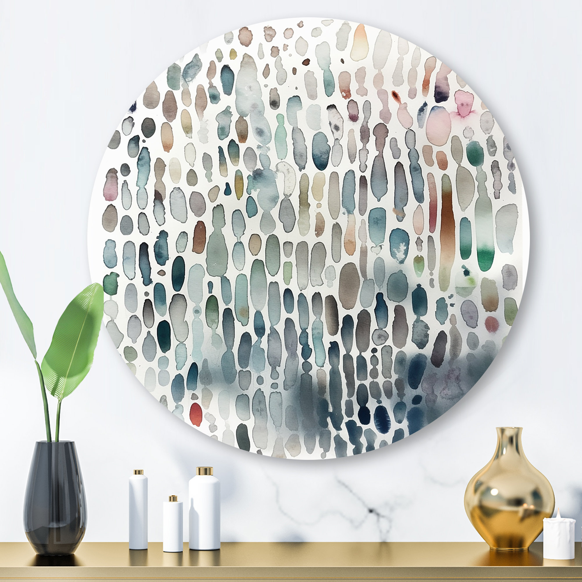 Ivy Bronx Yvette Blue And White Exploring Abstracted Patterns II ...