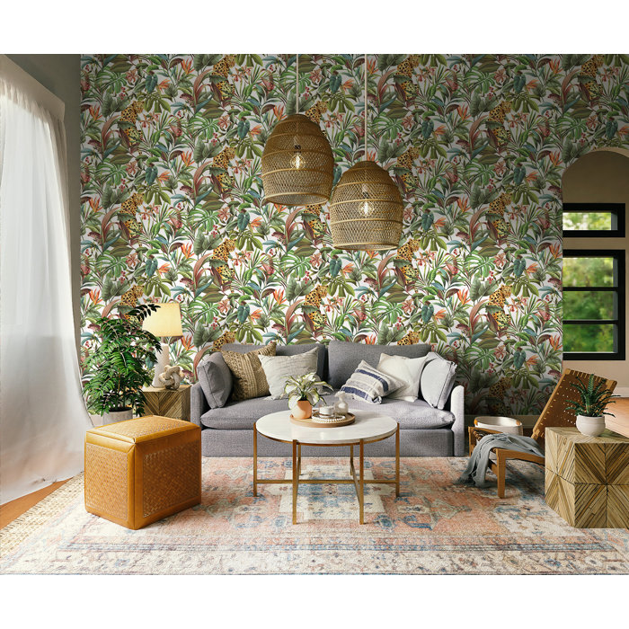 Daisy Bennett Designs Peel & Stick Animal Print Wallpaper & Reviews ...