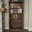 Rosalind Wheeler Camoya 94" H x 80" W Library Bookcase & Reviews | Wayfair