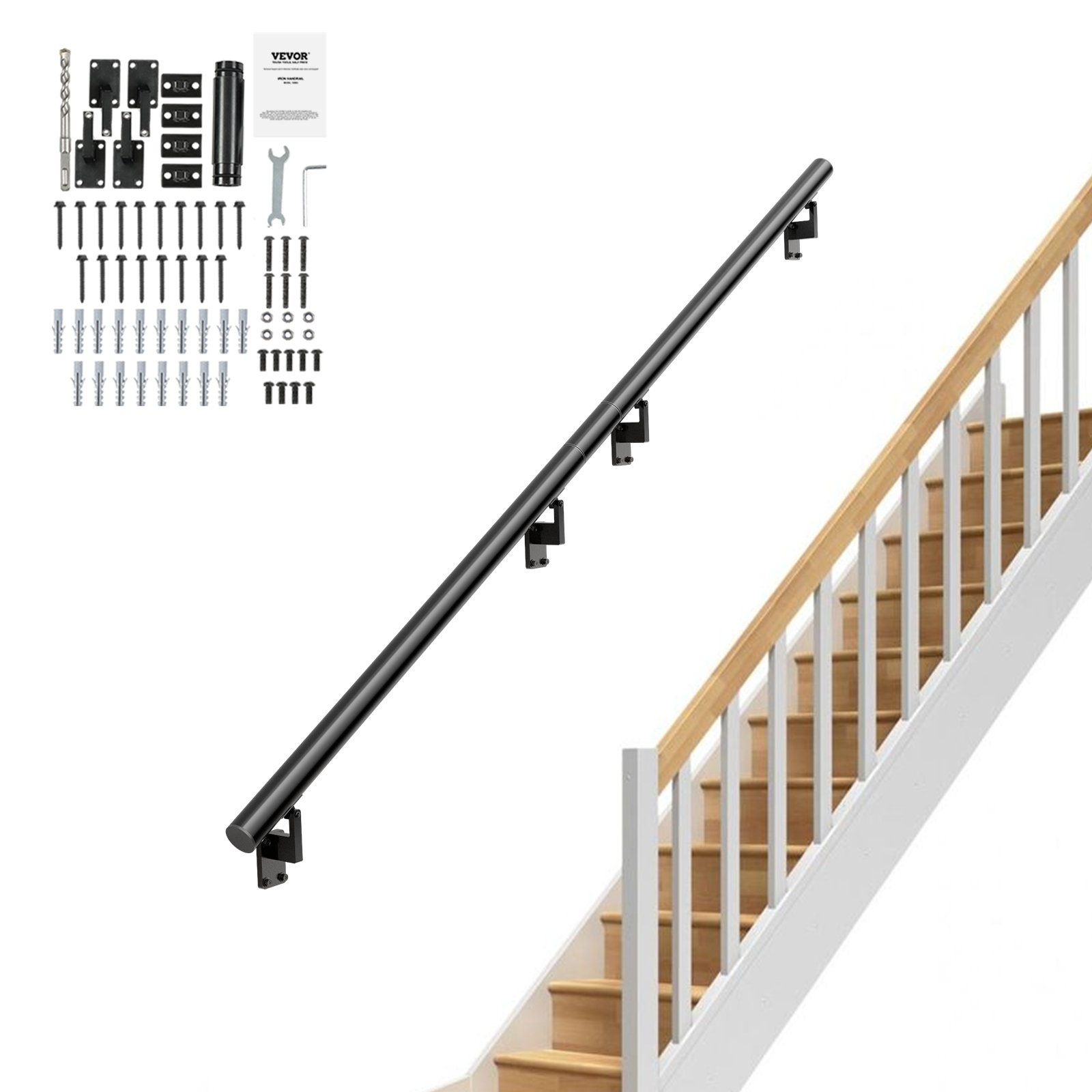 VEVOR Aluminum Alloy Wall Mount Handrails & Reviews | Wayfair