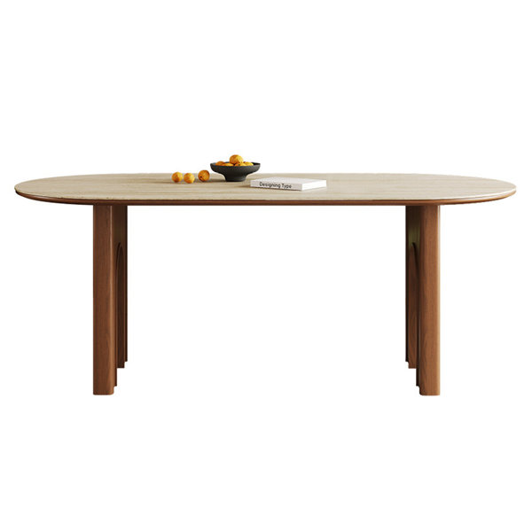 Corrigan Studio® Vintage Sintered Stone Oval Dining Table - Wayfair Canada