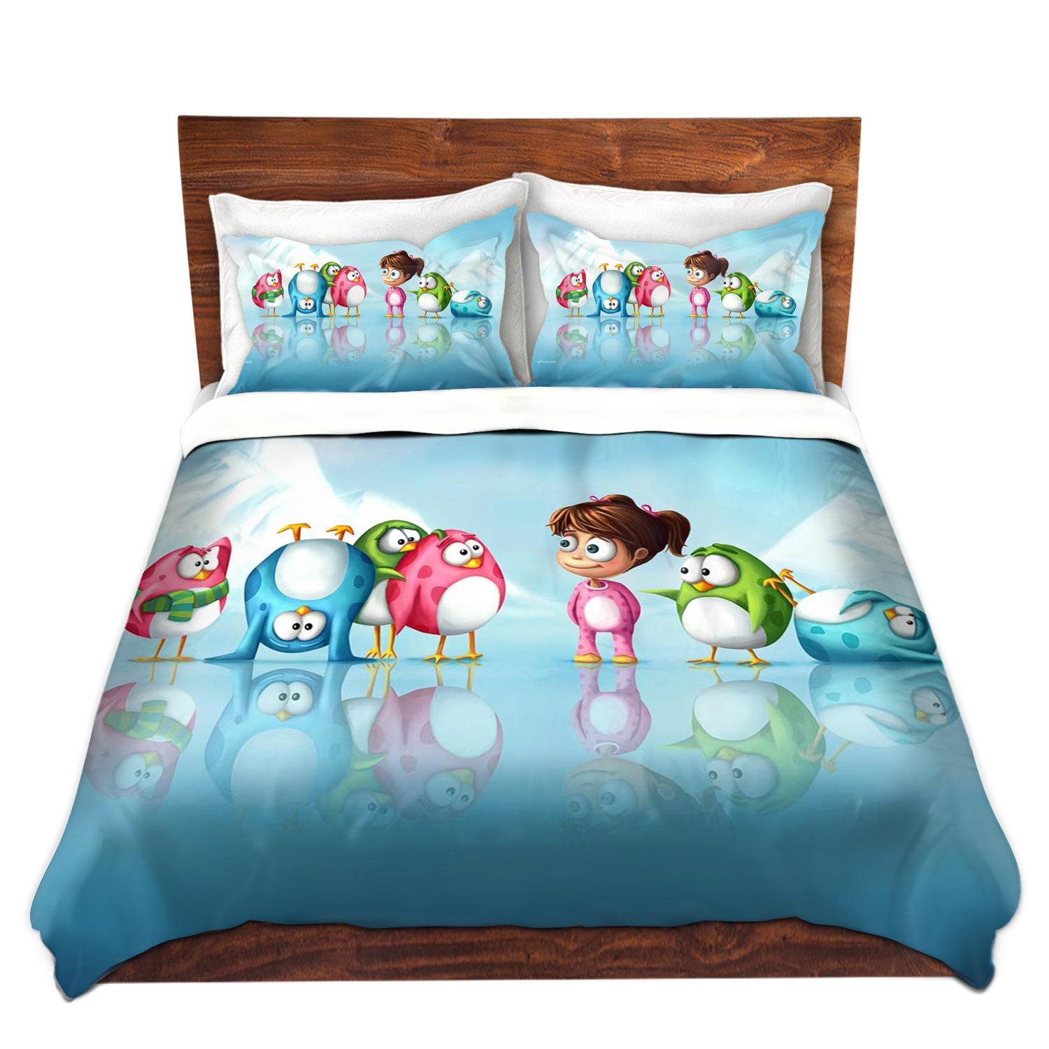 DiaNoche Designs Tooshtoosh Im a Penguin Too Microfiber Duvet Covers ...