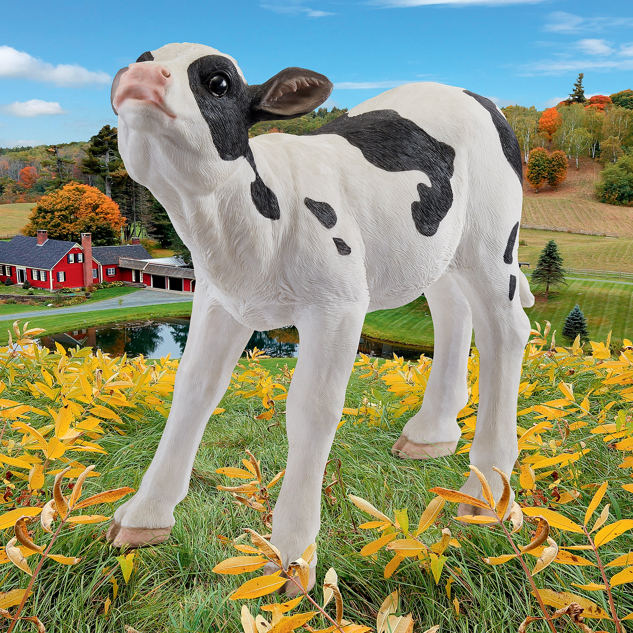 Design Toscano Clarabelle the Cow Farm Statue & Reviews | Wayfair