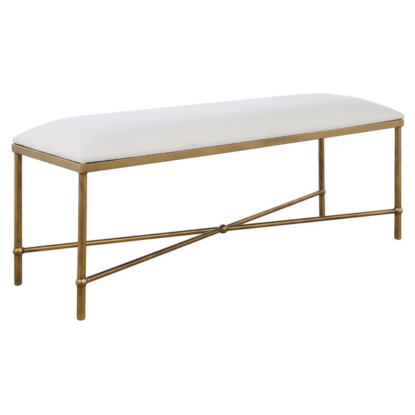 Uttermost Avenham Gold Bench | Perigold
