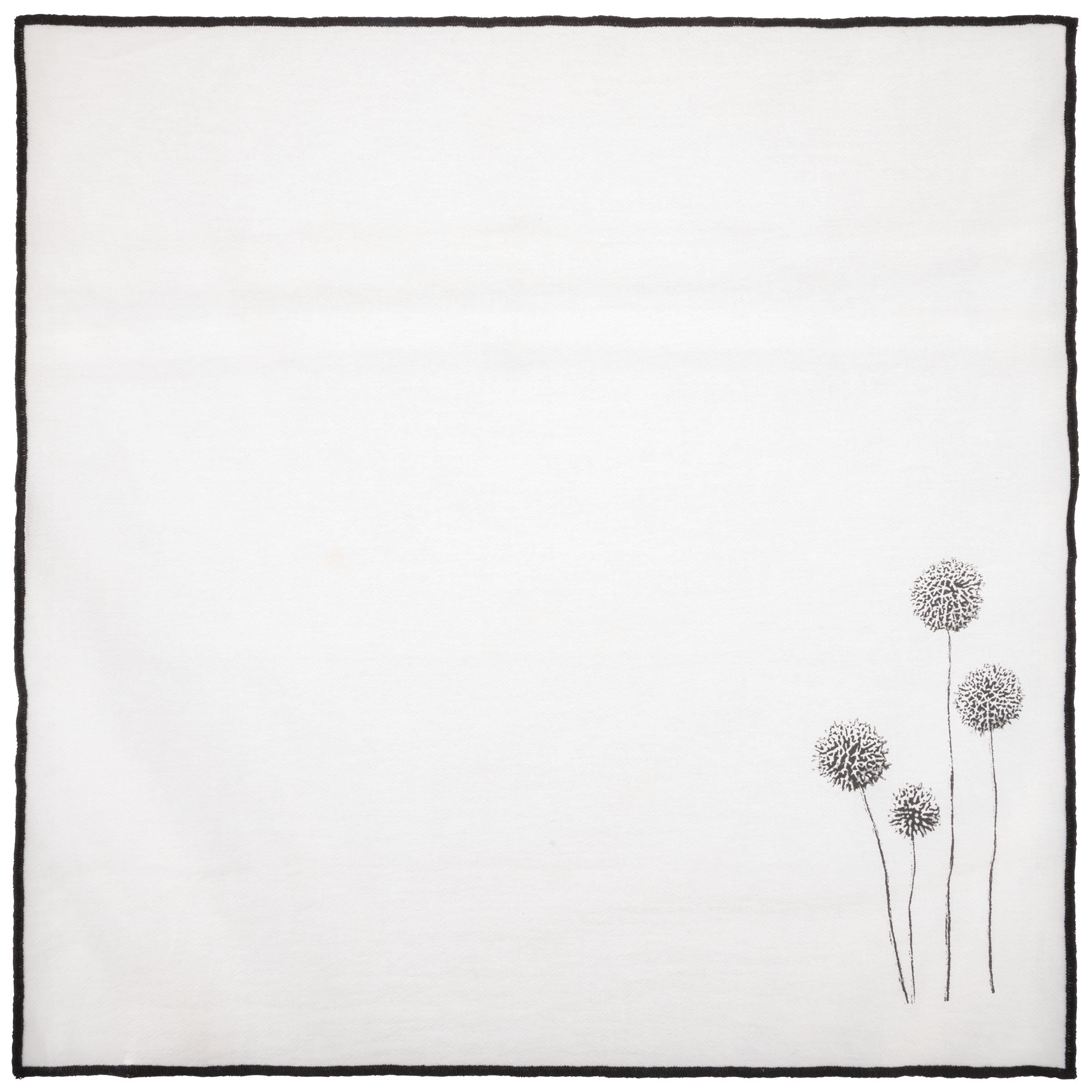Red Barrel Studio® Merrowed Edge Dinner Napkins Dandelion | Wayfair