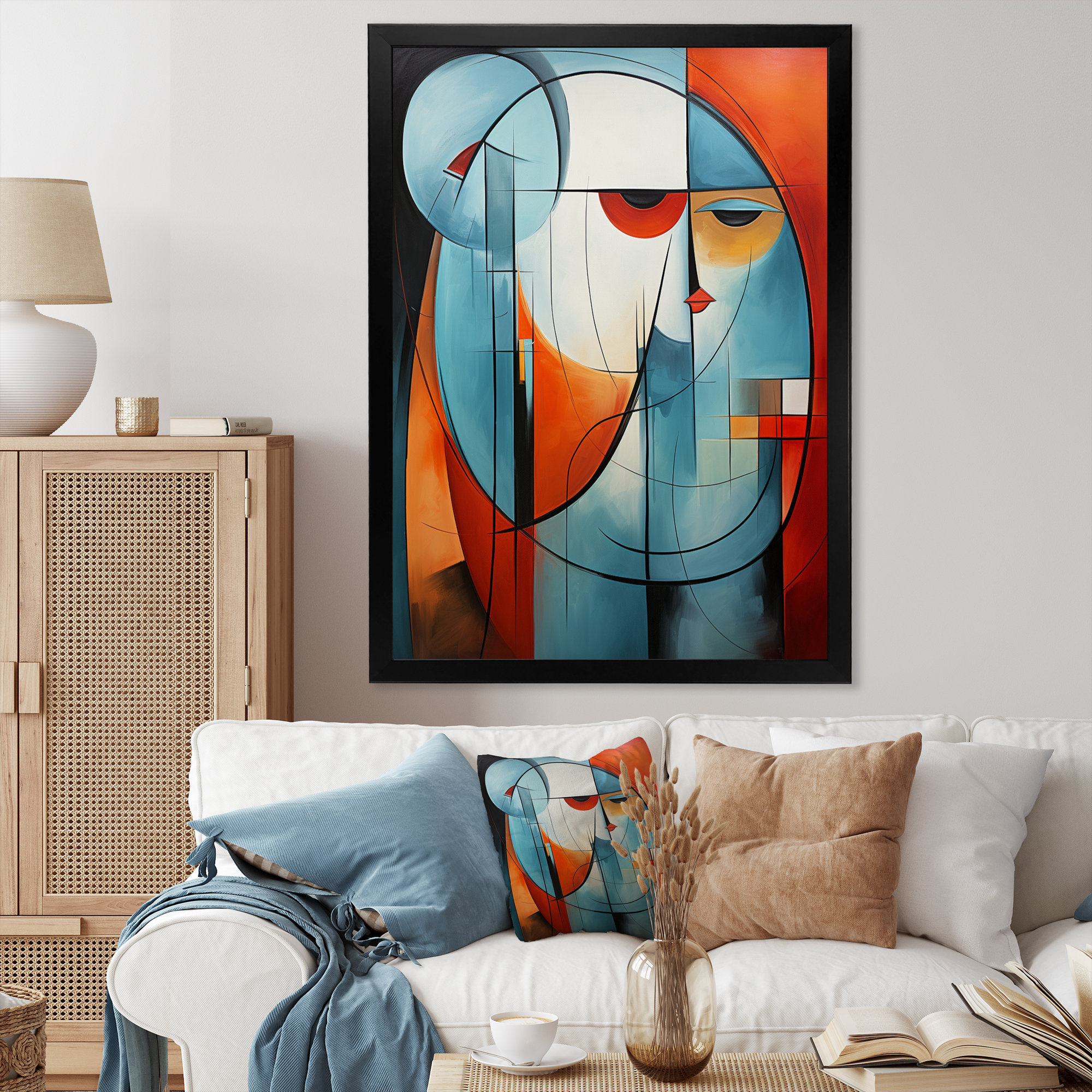 Ivy Bronx Cubism Geometric Portrait II - Abstract Wall Decor - Wayfair ...