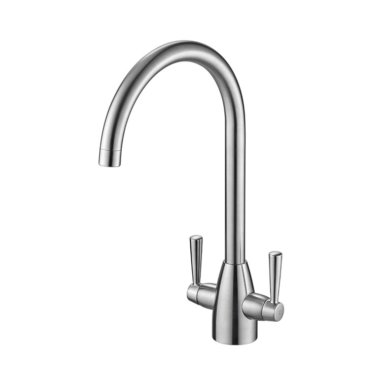 Belfry Kitchen Culbane Mono Double Handle Deck Mounted Sink Mixer ...