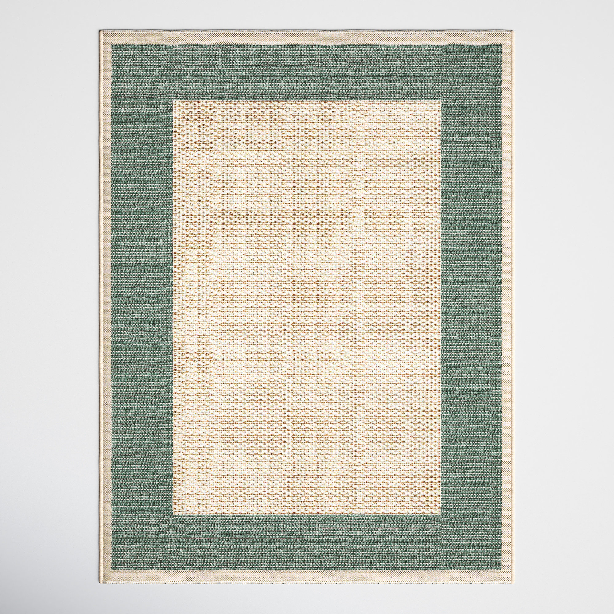 Joss & Main Salita Beige/Dark Green Indoor / Outdoor Area Rug & Reviews ...