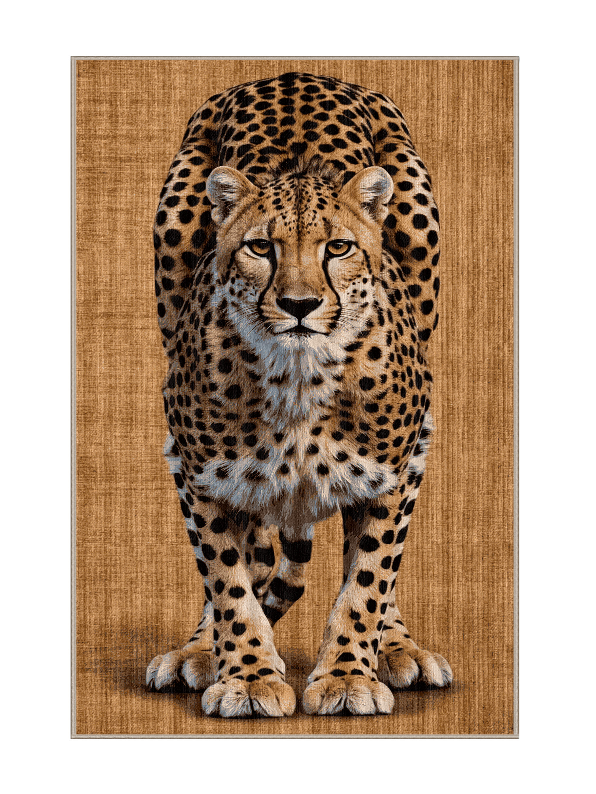Dakota Fields Washable Saharan Cheetah Big Cats Area Rug | Wayfair