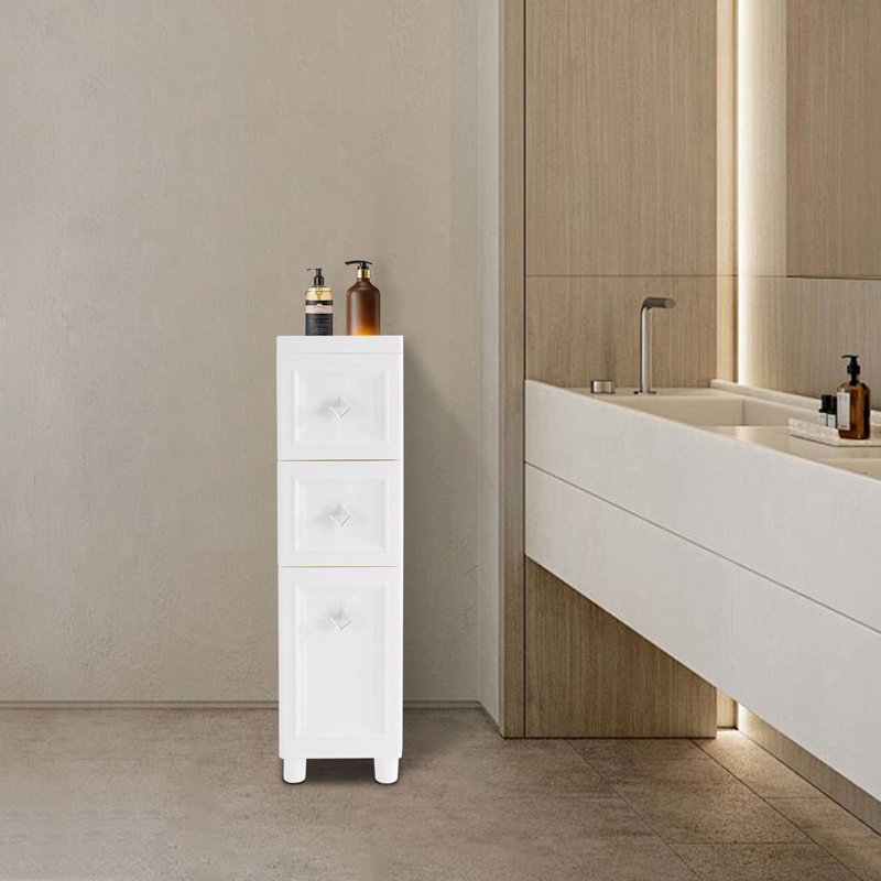 Latitude Run® Narrow Slim Storage Cabinet 3 Tier - Wayfair Canada