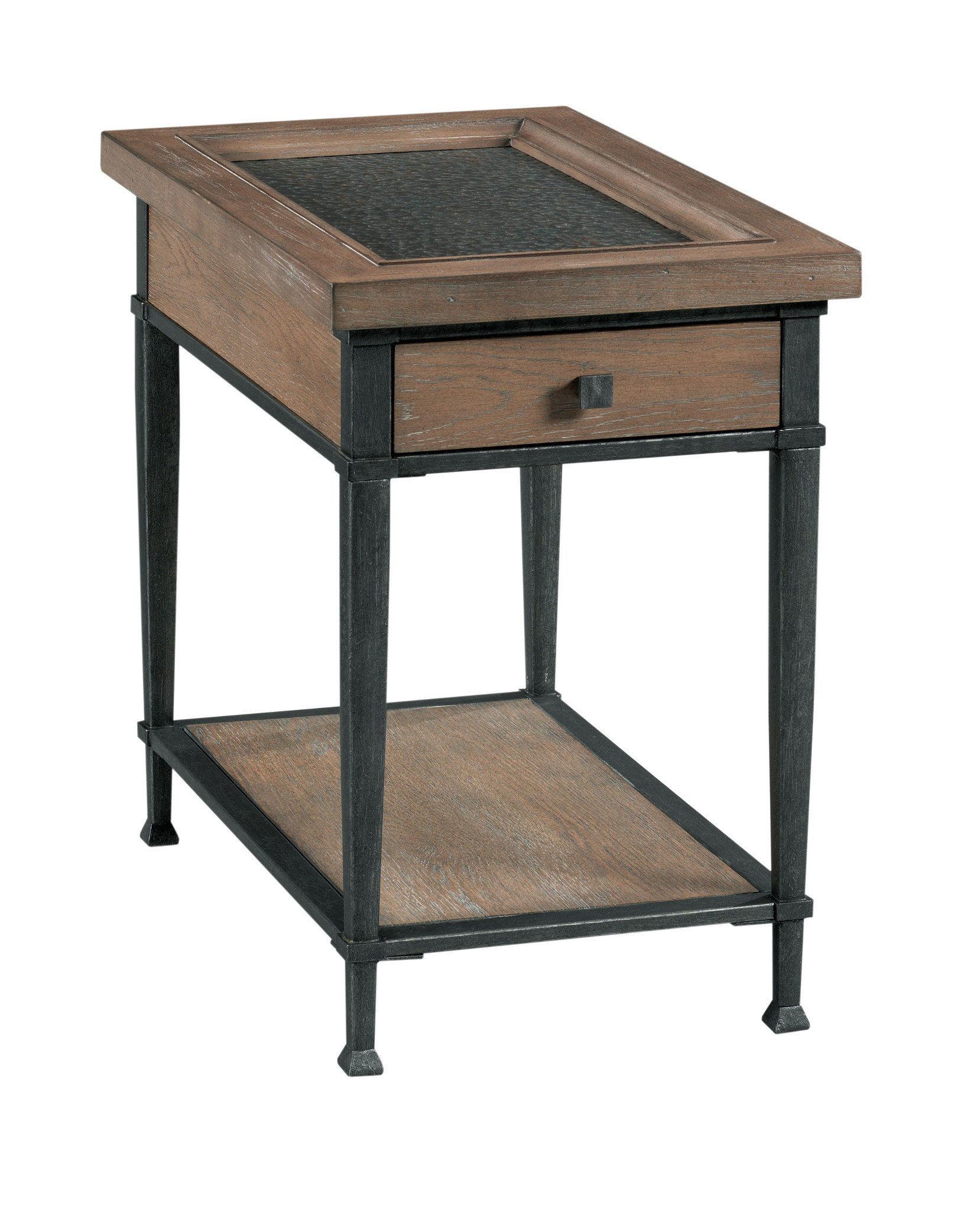 17 Stories Safran Steel End Table with Storage | Wayfair