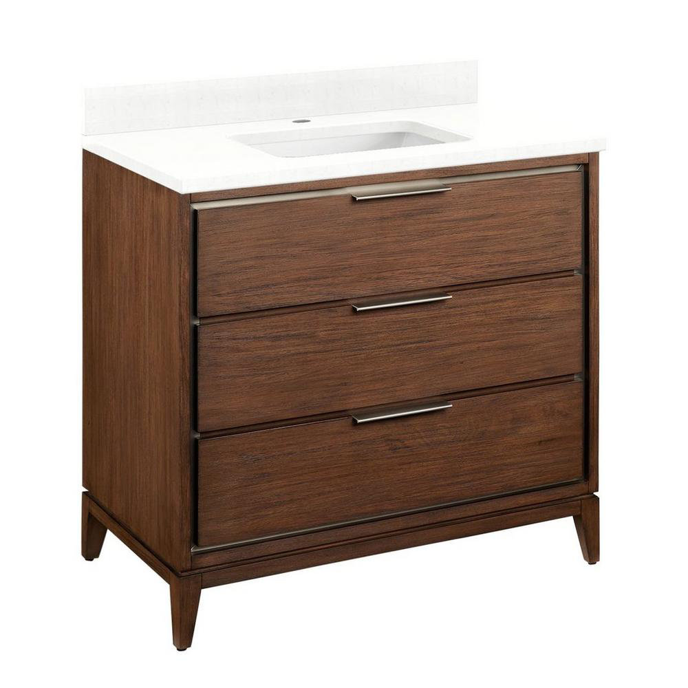 Signature Hardware 36" Hytes Single Bathroom Vanity Set with ...